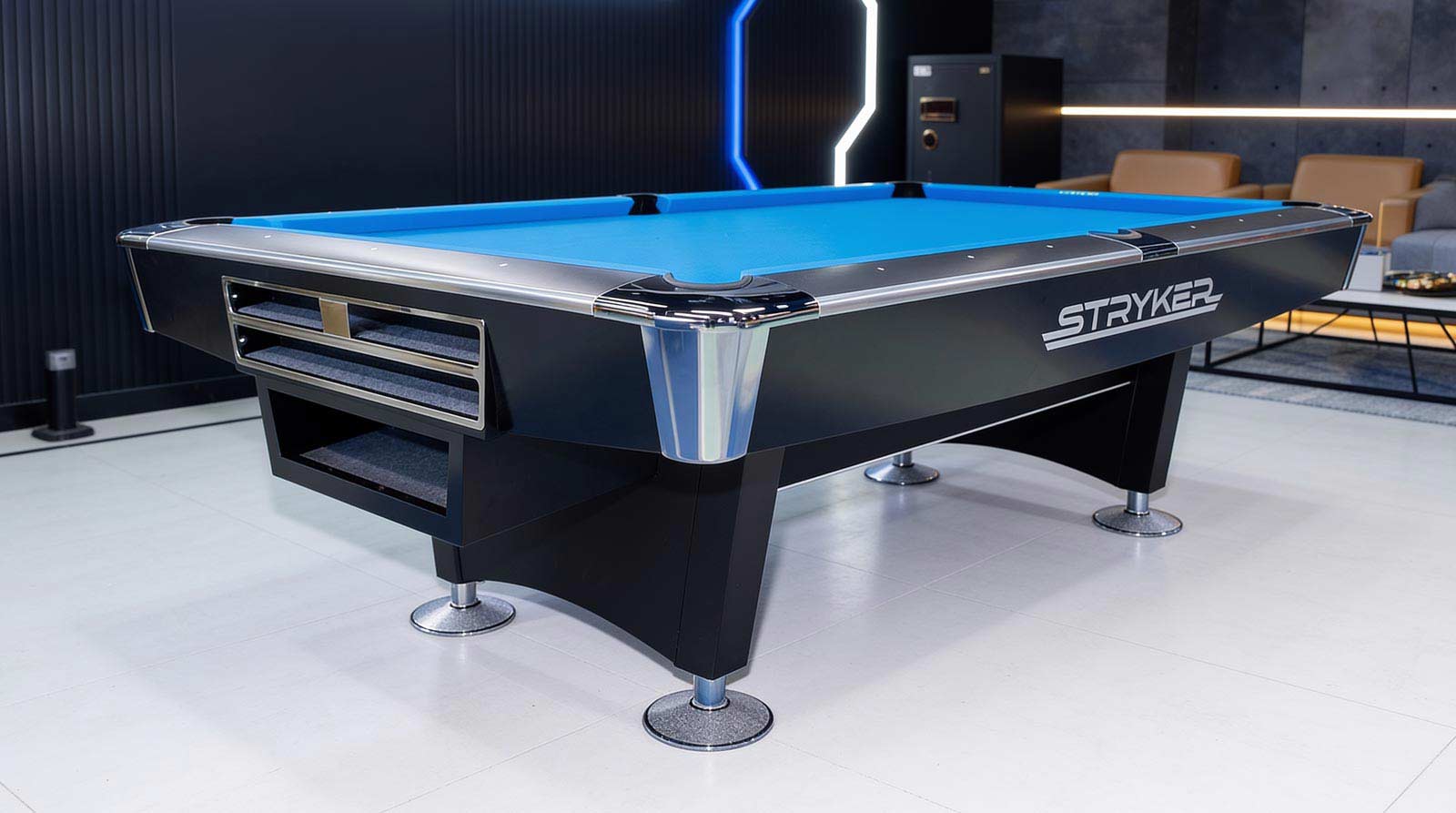 Vegas 8ft Slate Pool Table NZ | Ball Return | Ultimate Man Cave